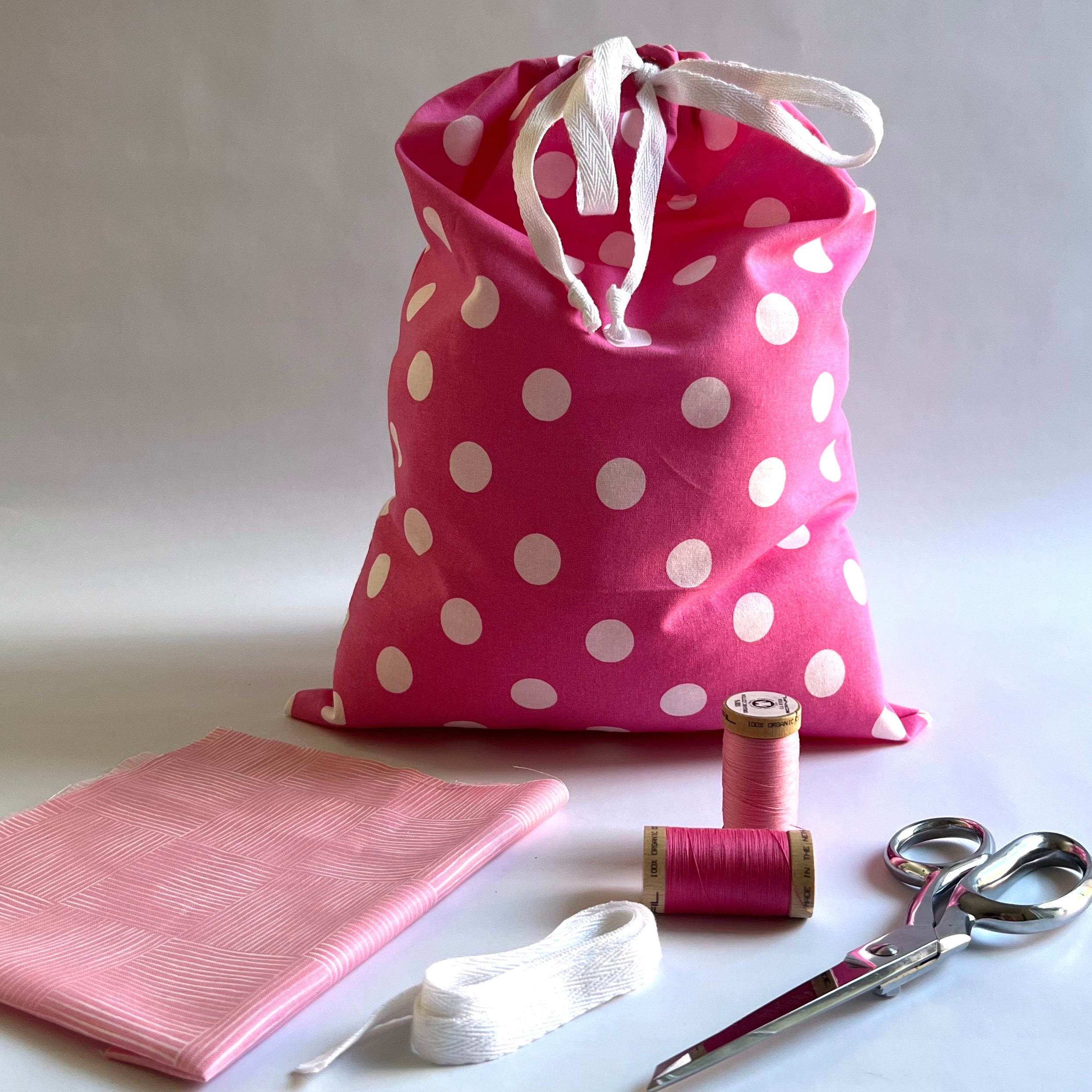 Quick + Easy: DIY Drawstring Bags – Gus + Steel
